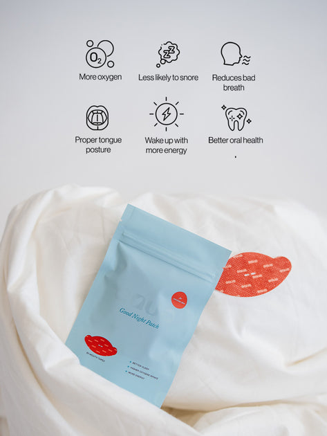 Good Night Patches (Mouth Tape) | Sleep Better Without Snoring – EQUA - Sustainable Water Bottles