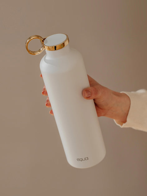 Snow White Insulated Stainless Steel Water Bottle by EQUA – EQUA ...